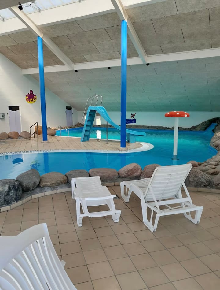 Bork Havn–53m² Familiehygge Med Pool,leg Og Strand - Nørre Nebel Sogn
