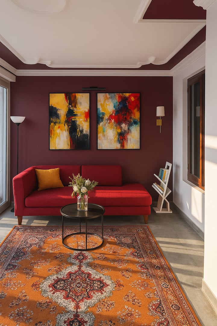 Calm Stay Bedroom With Shared Lounge - 賈姆穆