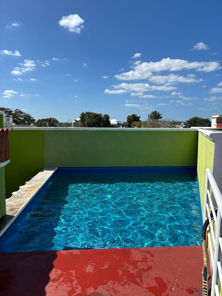 Rooftop Con Piscina Privada - 普拉亞德爾卡曼