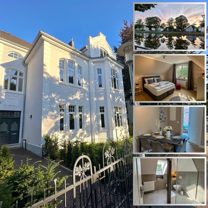 Uferresidenz: Altbau Mit Kanalblick & Parkplätzen - Elsfleth