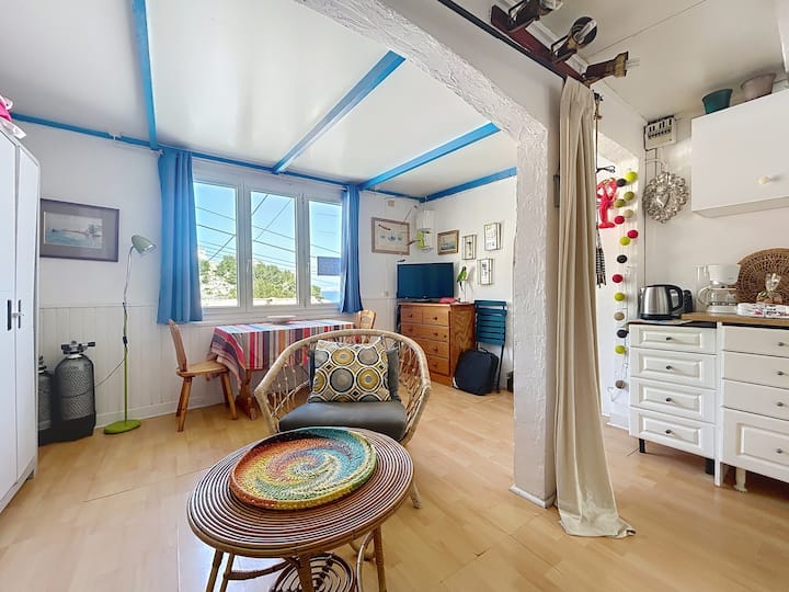 Cabanon à La Calanque, Vue Mer - Les Pennes-Mirabeau
