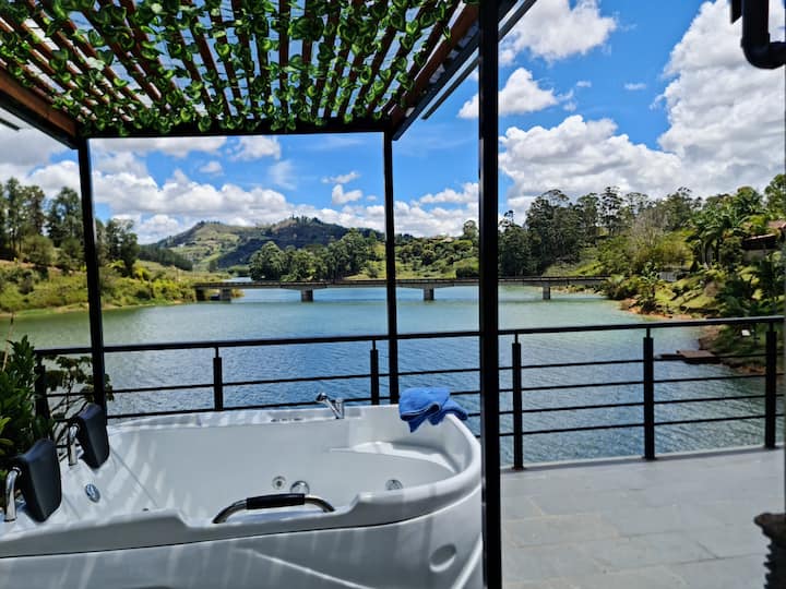 Guatapé - Peñol Cabaña Full Con Jacuzzi - Peñol