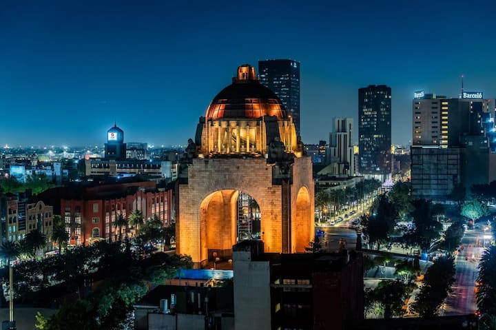 2br Vip & Luxurious Apt | Amazing View, Pool & Gym - Mexico City International Airport (MEX)