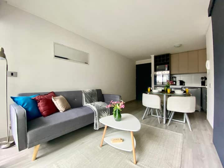 Centrico, Metro, Piscina,gym - Santiago