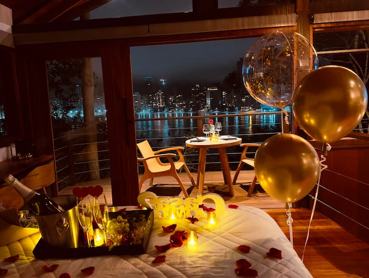 Chalé Frente-mar | Piscina Privativa Aquecida | 6x - Porto Belo