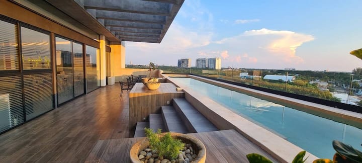 Triventto: Apartamento Moderno, Gimnasio Y Alberca - Mérida