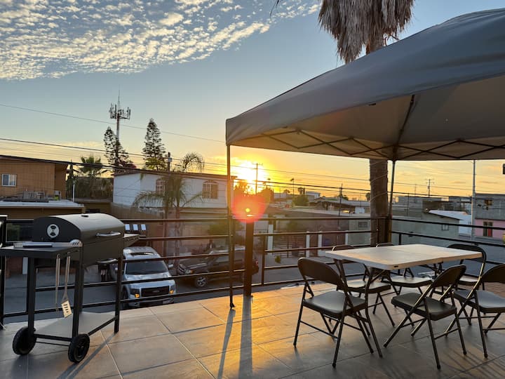 Terraza Sunset Para 10 Huéspedes - Rosarito