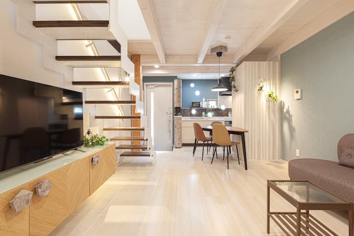 Stylish Japanese House Osaka｜3 Minutes To Station - Ōsaka
