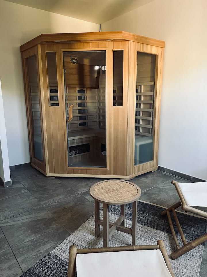 Sauna & Massage Privé – Suite L’évasion - Orange