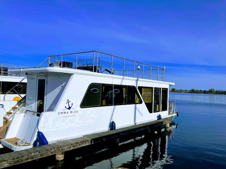 Traumhafte Lage Hausboot Müritz-festliegend - Müritz