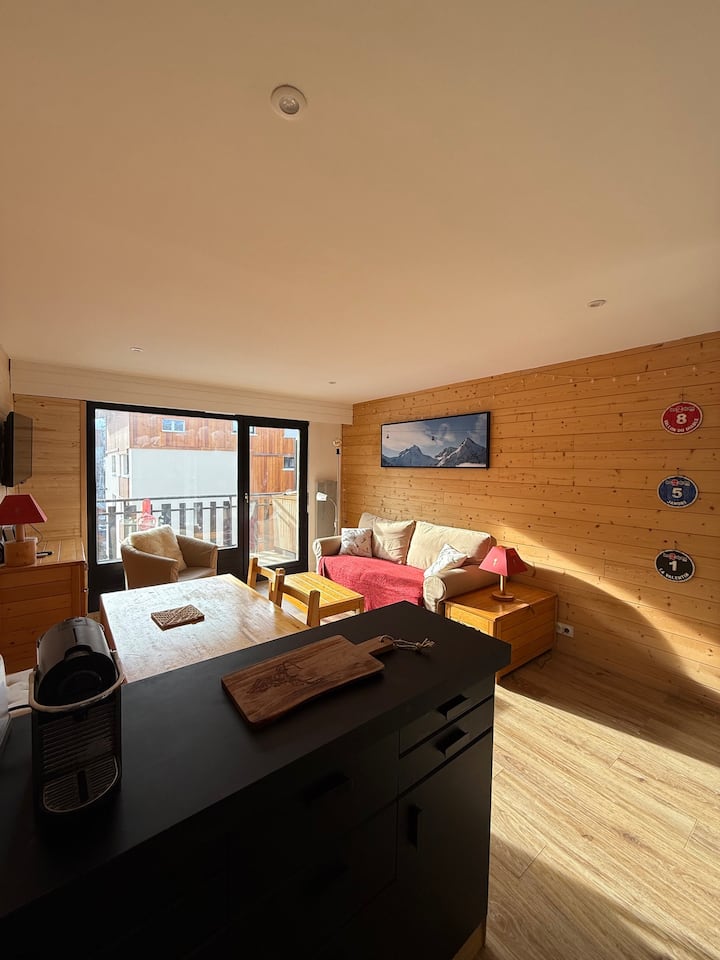 Grand Duplex Pieds Des Pistes – Terrasse Plein Sud - Les Deux Alpes