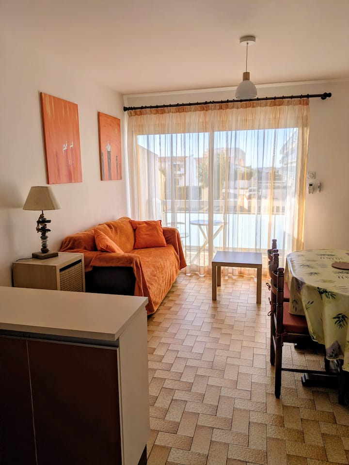 150m De La Plage - T2 Cosy Et Hyper Lumineux - Réserve Africaine de Sigean