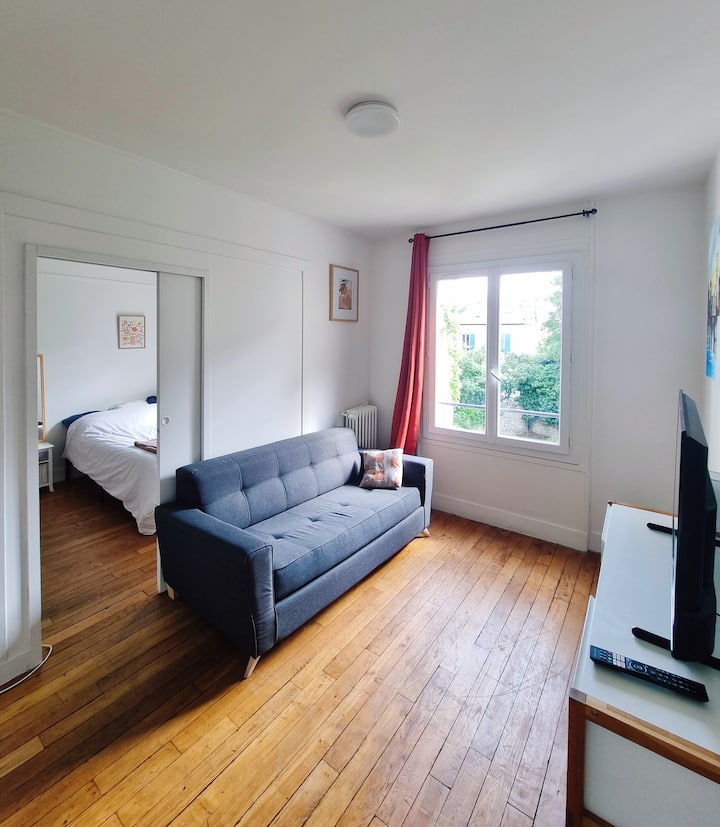Charmant Appartement 1 Chambre à 10 Min De Paris - Villeneuve-la-Garenne