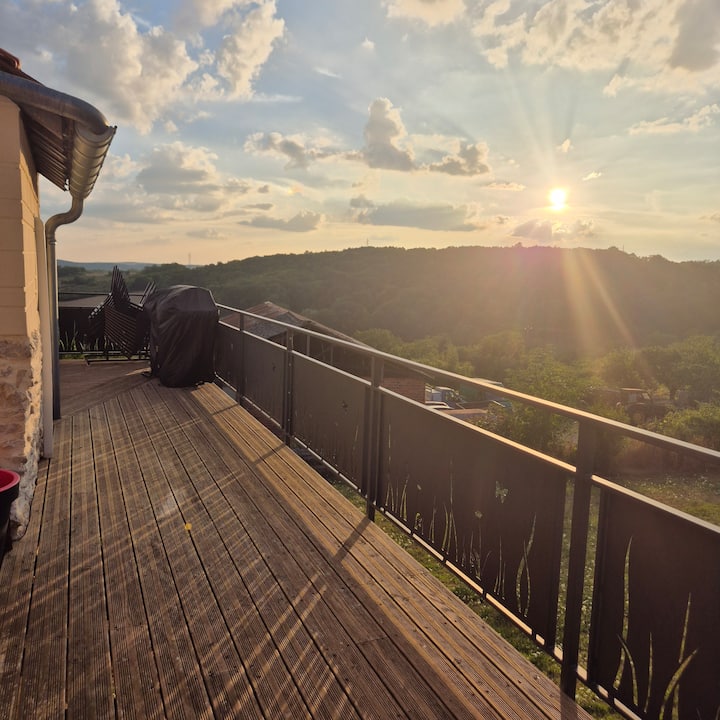 Maison Climatisée Avec Belle Vue - Vézelay