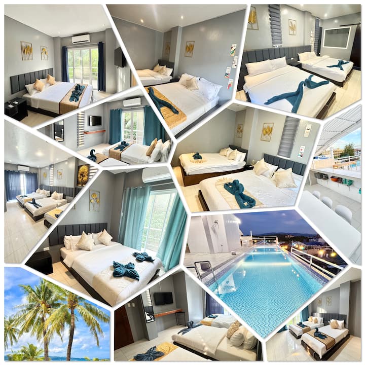 Family Of 30 W Kitchen@ Miami Beach Hotel Boracay - 롱비치 섬