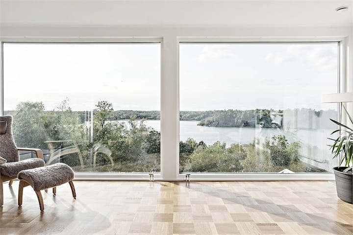 Villa Vid Hav Och Skog, Nära Tåg Och Service - Suède
