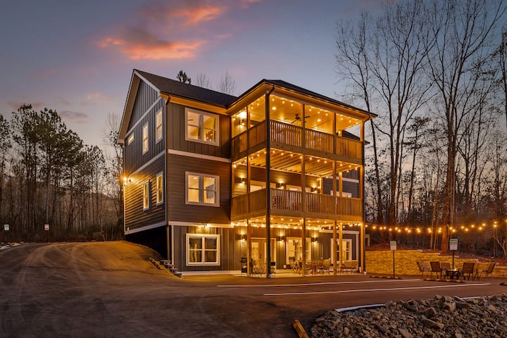 Chatt Vistas|3story|newcon|6bdr6ba|theater|hot Tub - Lookout Mountain, TN
