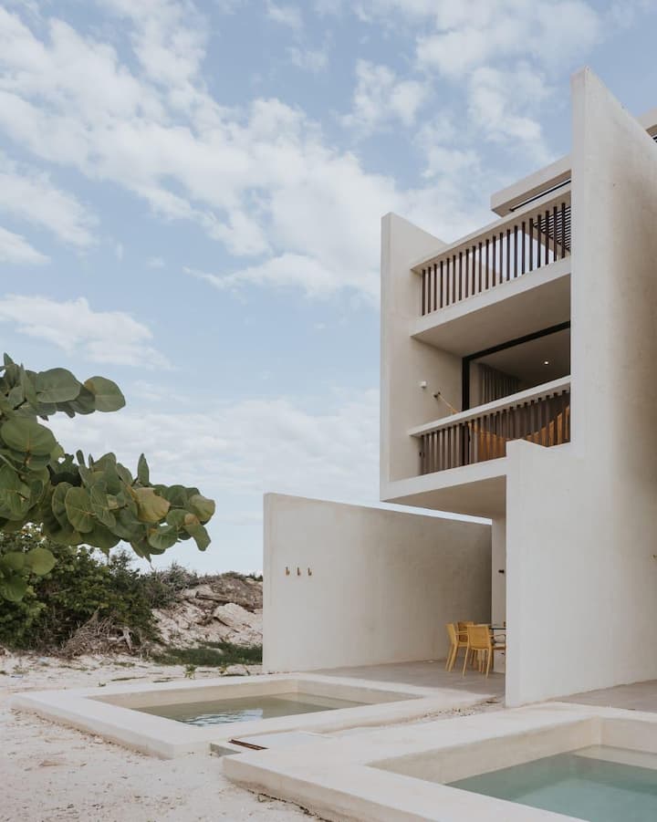 Hermosa Casa Frente Al Mar - Telchac Puerto