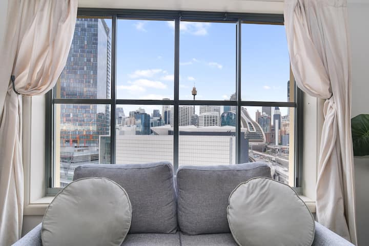 Darling Harbour Views W Pool, Gym, Sauna Near Icc - Powerhouse Museum, Ultimo