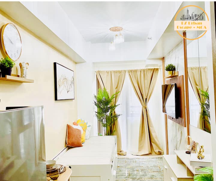Cozy Minimalist 1br W/ Balcony Near Moa & Naia - Philippines