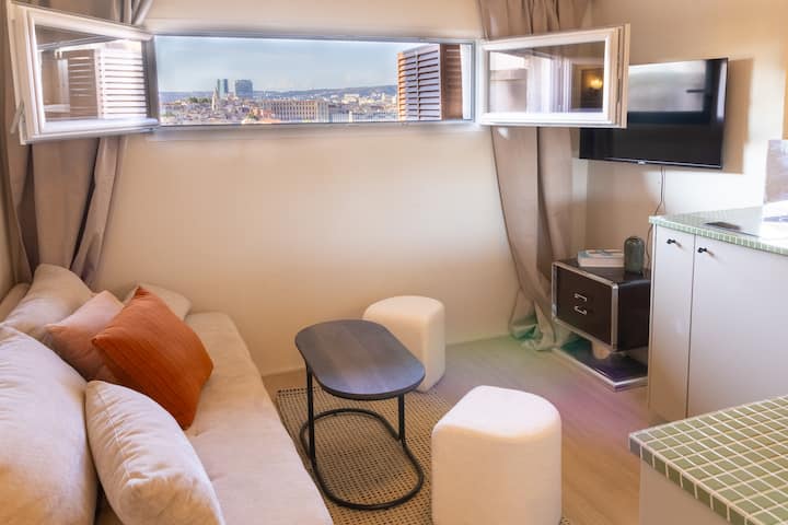 Duplex Studio Design Vue Mer & Vieux-port | Clim - Calanques de Marseille