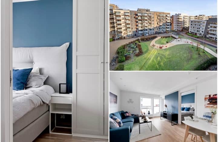 Modern Flat Near Metro - Balcony & Quiet Area - Oslo