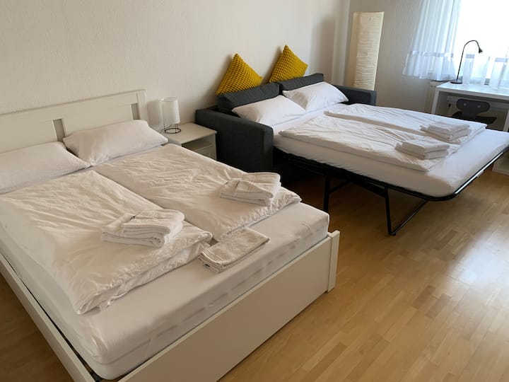 Ruhige Wohnung Am Flughafen - Fráncfort del Meno