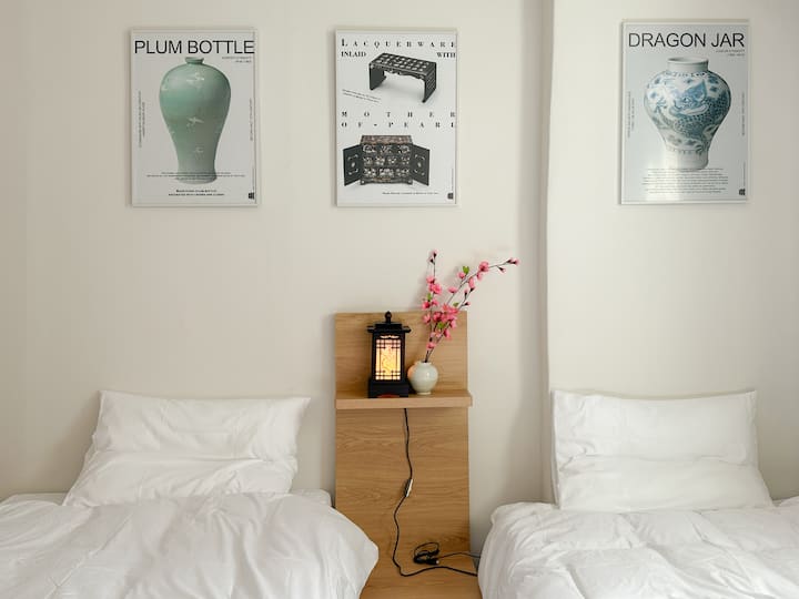 [장박할인/모던한옥]남산타워 전망대/이태원/한남동쇼핑/홍대명동10분/동대문/공항버스5분 - 사직동