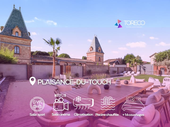 Cocon Prestige - Piscine-pétanque-cinéma-sport-15p - Toulouse