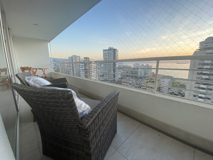 Precioso Depto.  Frente Al Mar - Viña del Mar