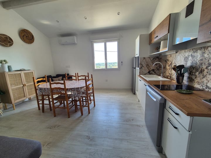T3 Paisible, Rénové à Neuf Et Climatisé - Haute-Corse