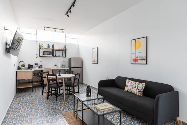 Casona 212 | Stylish Loft W/ High-speed Wifi - Puebla