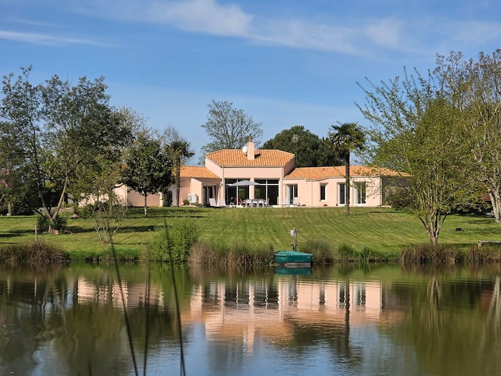 Maison 10pers – ÉTang Privé, Nature, Vendée - Sainte-Hermine
