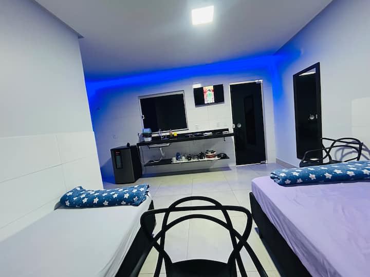 Flat 04 Perto Hecad, Salão Assembleia, Autódromo - Goiânia