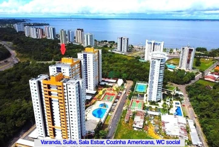 Apartamento Ilhas Gregas 13º, Ponta Negra Pénareia - State of Amazonas