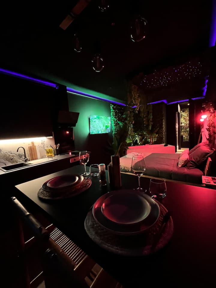 Suite Amazonia • Ciel éToilé & Baignoire Balnéo - Valenciennes