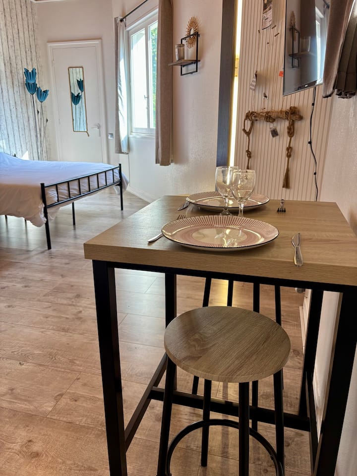 Studio Moderne – Séjour Pro - Saint-Dizier