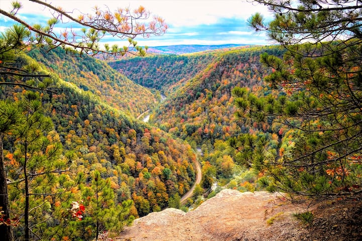 Scenic Ridge Haven | Firepit, Trails & Views - Hills Creek State Park, Wellsboro