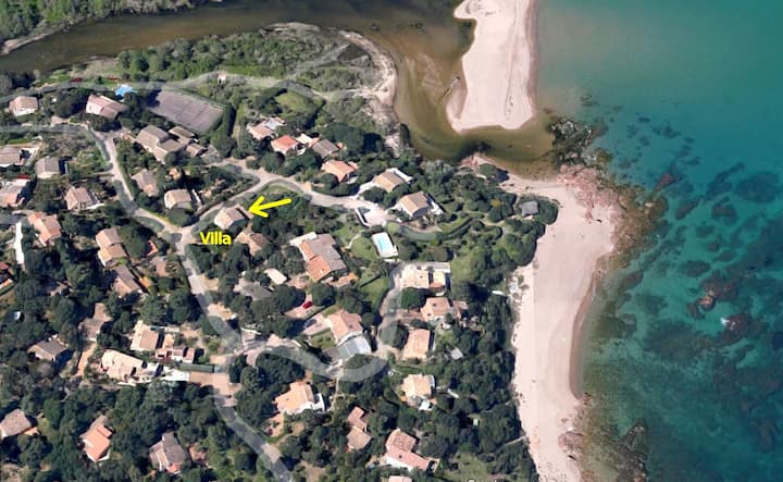 Villa Vue Mer 150 M De La Plage - Sainte-Lucie de Porto-Vecchio