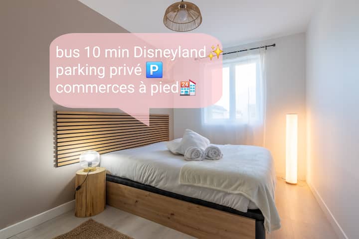 Cocon Magique à 10min Disneyland Parking Privé - Île-de-France