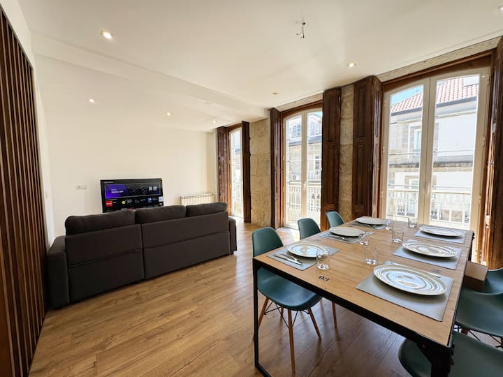 Pleno Centro Vigo - Moderno Confort Renovado 2hab - Cangas