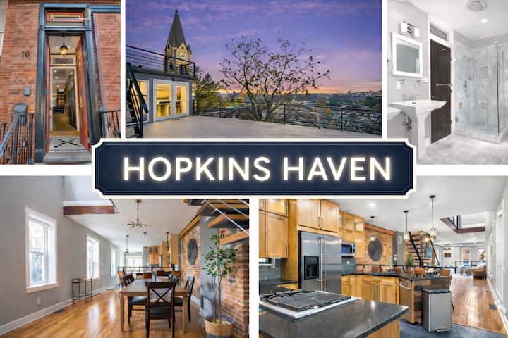 Fells Point|hopkins Haven|rooftop+harbor+patterson - Baltimore, MD