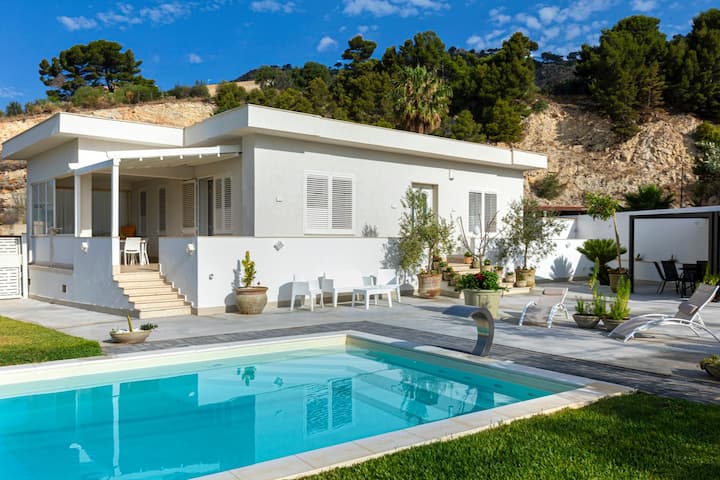 Dimora In Collina Villa Con Piscina Erice Trapani - Trapani