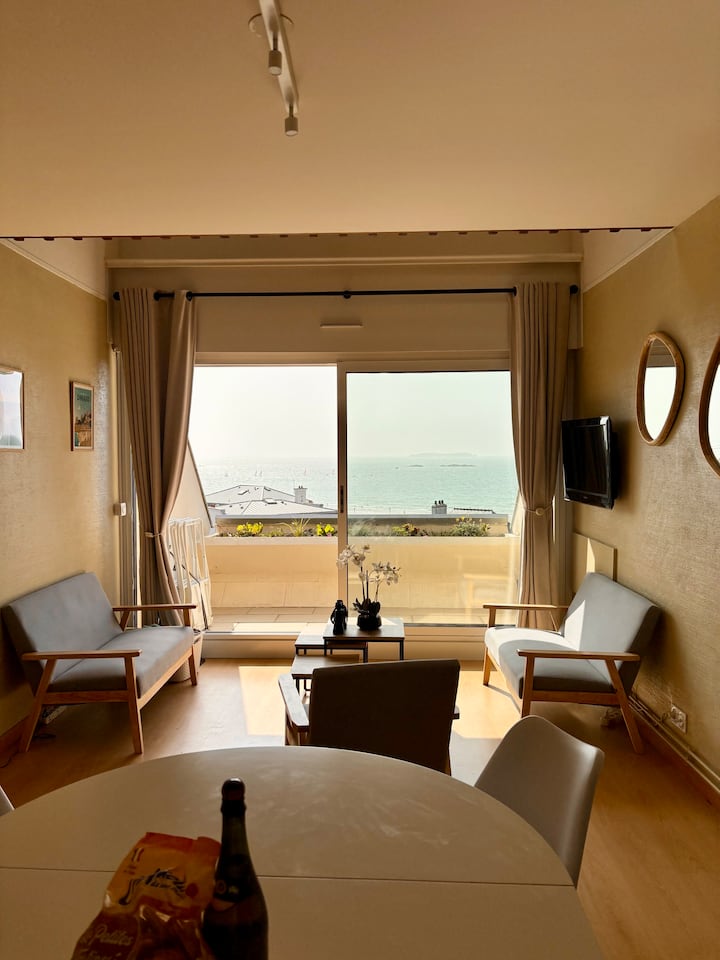 Duplex Vue Mer à Rochebonne – Plage & Parking - Saint-Malo
