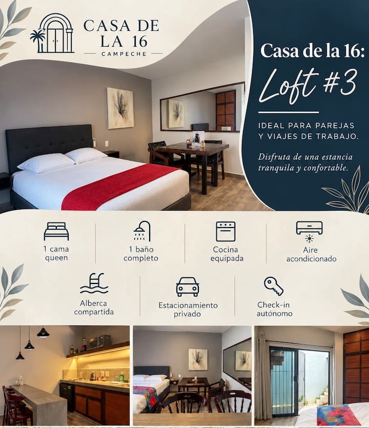 Loft #3. House 16 - Campeche, México