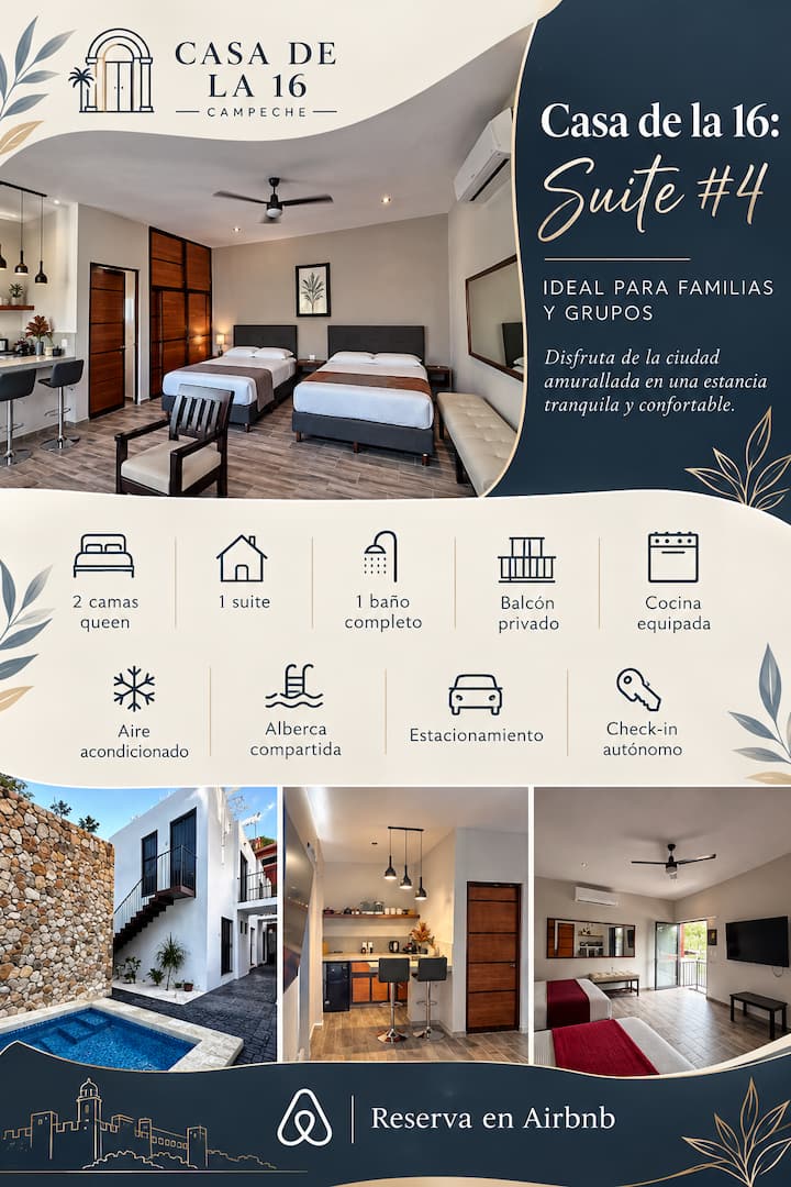 House Of 16: -Suite #4 - Campeche