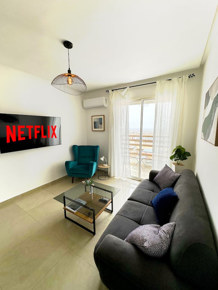 Vue Panoramique Avec Piscine | Fibre Optique - Agadir