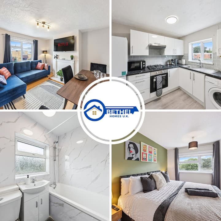 3bed, Sleeps 7 | Tv In Every Room, Garden, Parking - Basildon