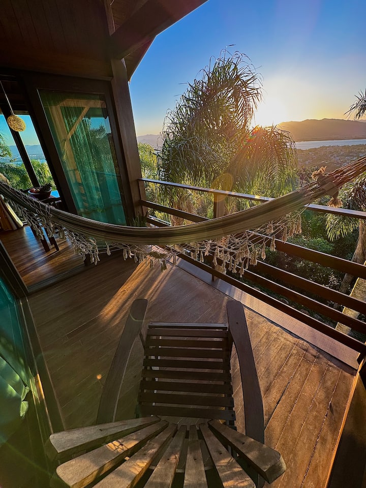 Refúgio No Rosa Com Sacada E Vista Panorâmica - Imbituba