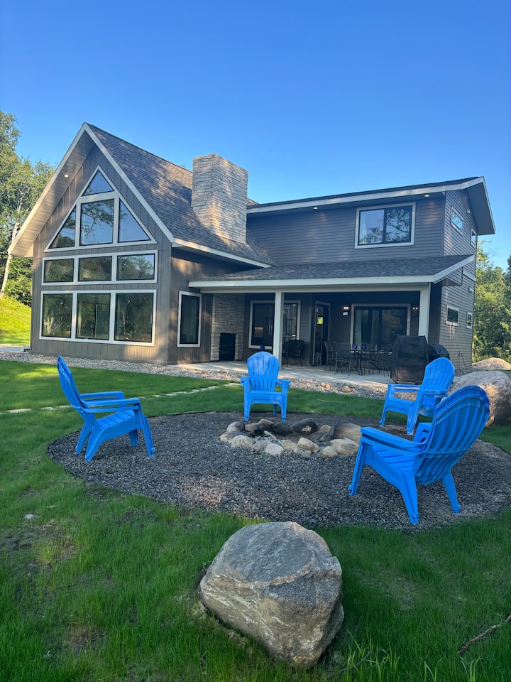 Sleeps 14+4 Bed+4 Bath+lakeside+fire Pit - Shamineau Lake, MN